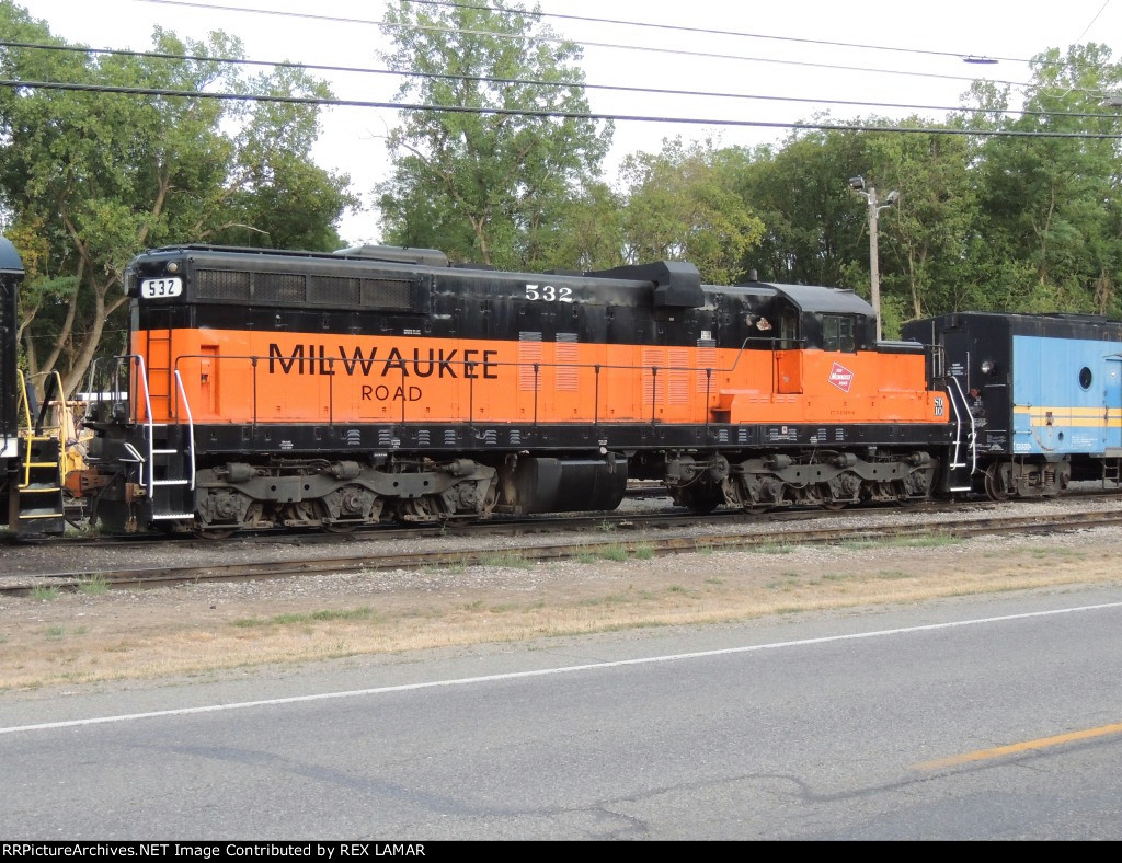 7-13-2012 WVRR CHICAGO, MILWAUKEE, ST. PAUL AND PACIFIC RAILROAD 532 SD10 MP 67.9 SOUTH ...